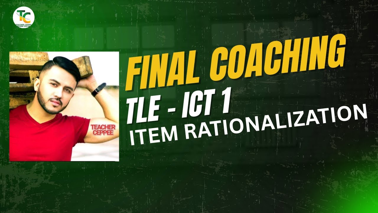 FINAL COACHING TLE - ICT MAJOR 1