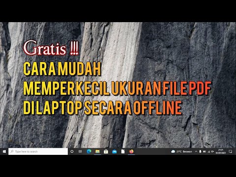 Cara mengecilkan ukuran file pdf di laptop secara offline dengan LibreOffice