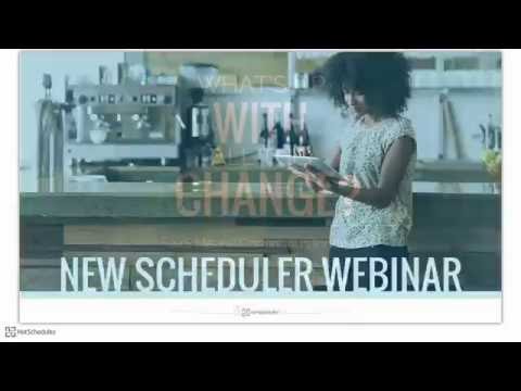 New Scheduler Webinar