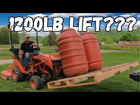 How Much Lift Can You Get Increasing Hydraulic Pressure on My Kubota Tractor?