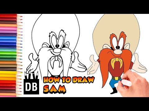 How To Draw Yosemite Sam Step by Step – I'm Youtuber – Follow my videos ...