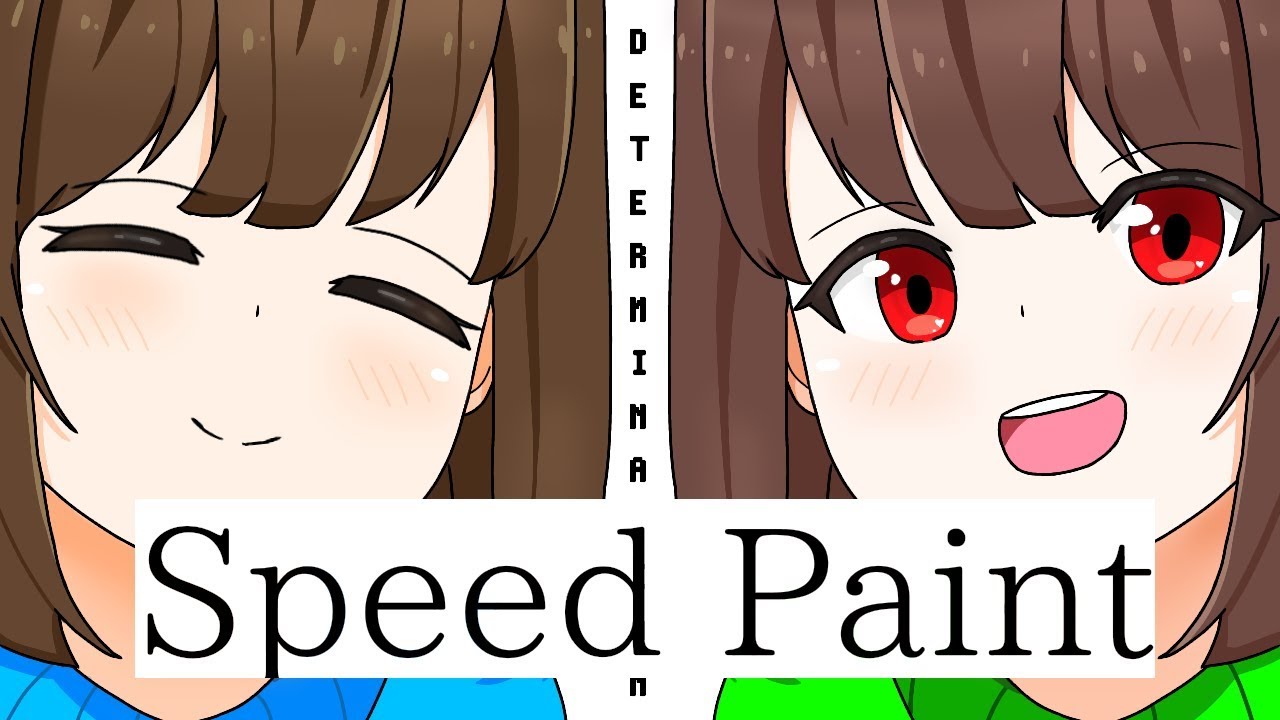 Frisk and Chara [ Undertale ] - Speed Paint {Ibispaint X}
