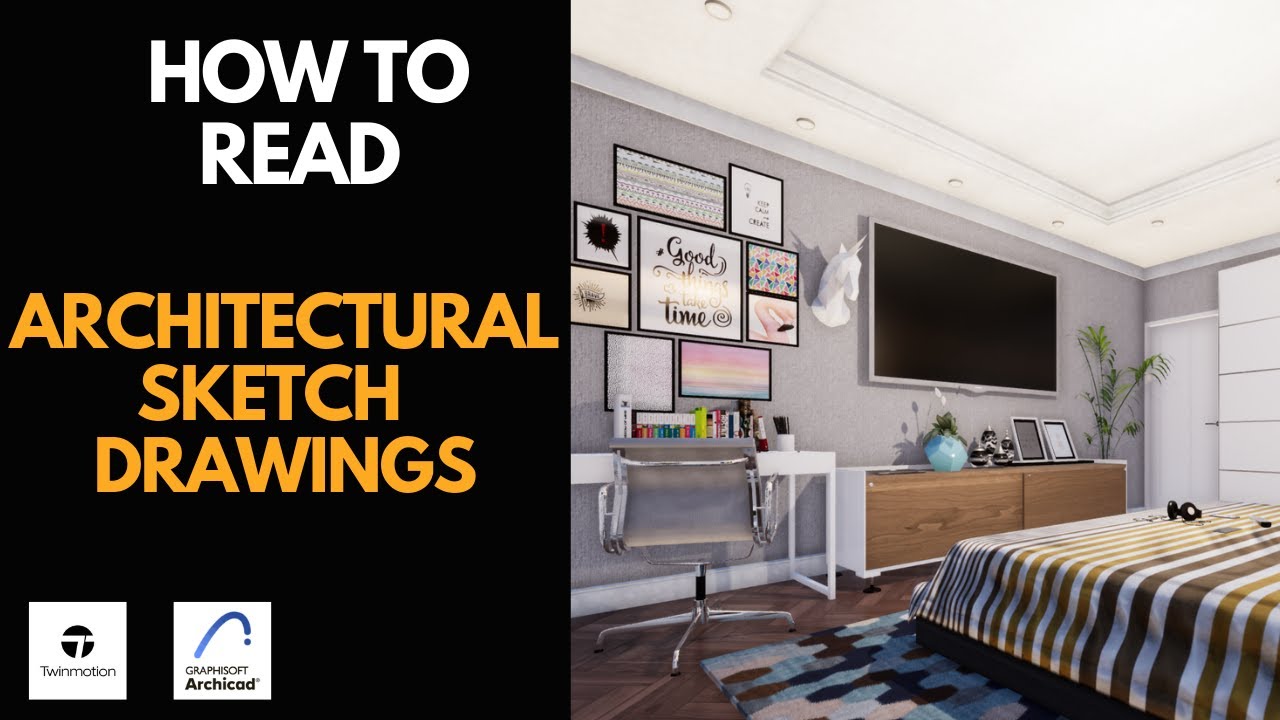 01 Studying the Drawings | How to Read Architectural Sketch Design Drawings - Part 1 0f 8