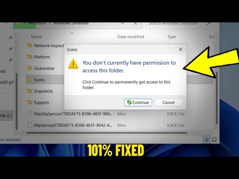 You don't currently have permission to access this folder in Windows 11 /10/8/7 - How To Fix Error ✅