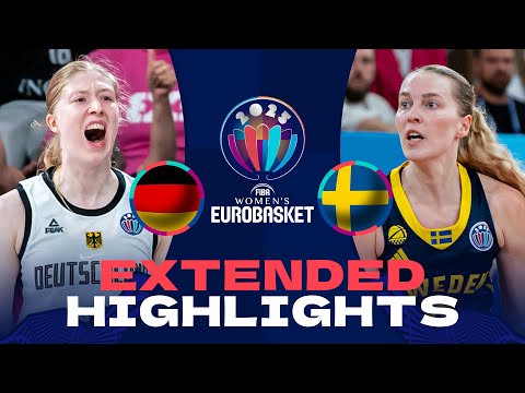 Germany ๐ฉ๐ช v Sweden ๐ธ๐ช | Extended Highlights | FIBA EuroBasket Women 2025