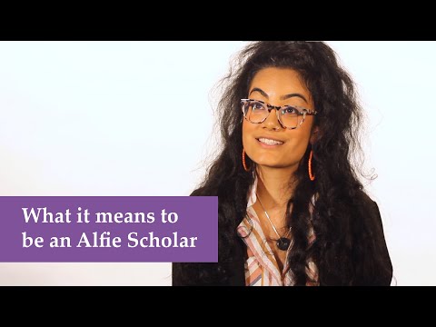 What it means to be an Alfie Scholar