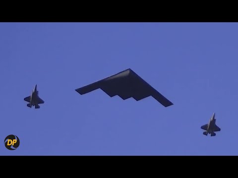 Top 10 Stadium Flyovers, Black Hawks, F-22, B2 Stealth bomber