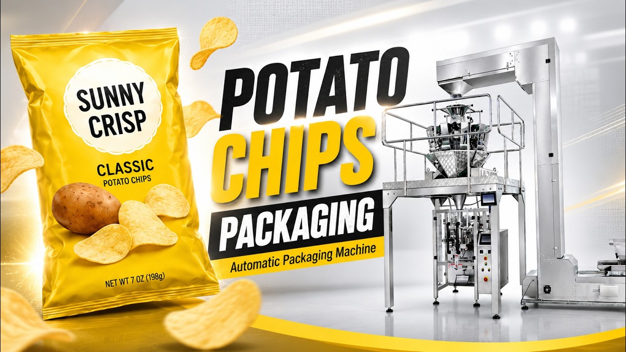 Potato Chips VFFS Packaging Machine Automatic Snack Packing Solution