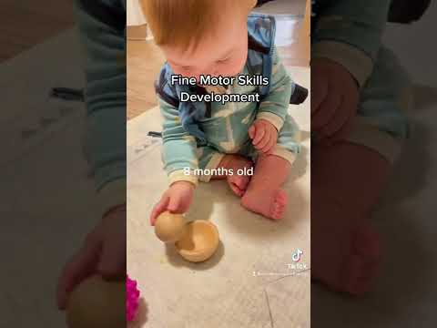 Fine motor skill development in babies