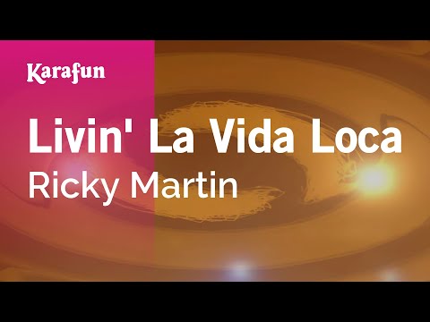 Livin' La Vida Loca - Ricky Martin | Karaoke Version | KaraFun
