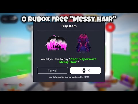 How to Get Free Messy Hair in roblox 2025!