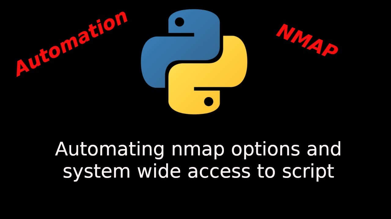 Python Project: Nmap automation and accessing script