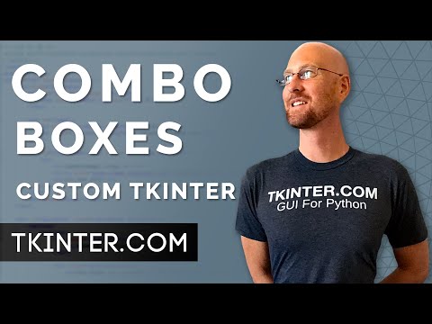 Combo Boxes in CustomTkinter - Tkinter CustomTkinter 5