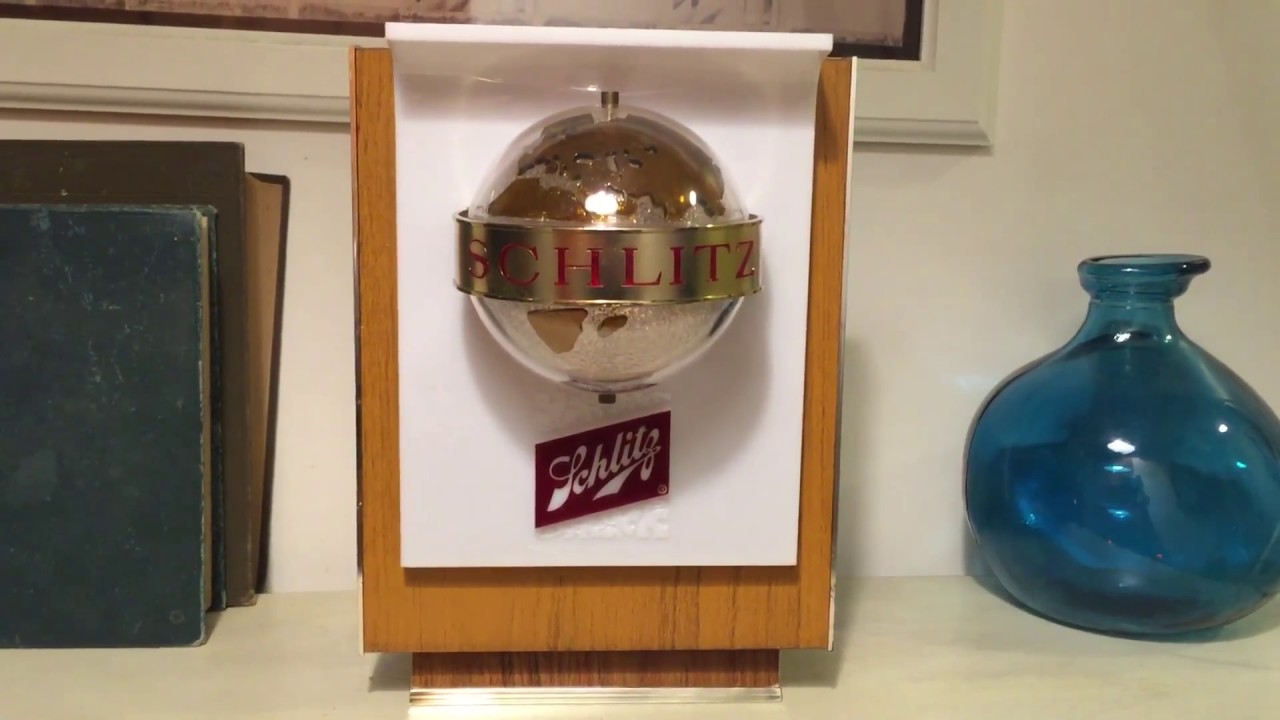 Schlitz Beer Globe Light