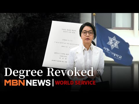Kim Keon-hee’s Master's Degree Canceled Over Plagiarism