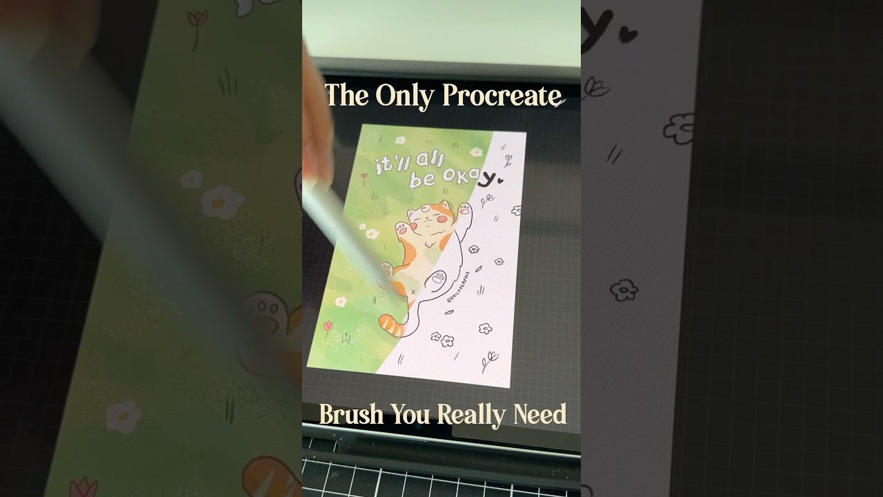my favorite free brush #procreate #procreatebrushes