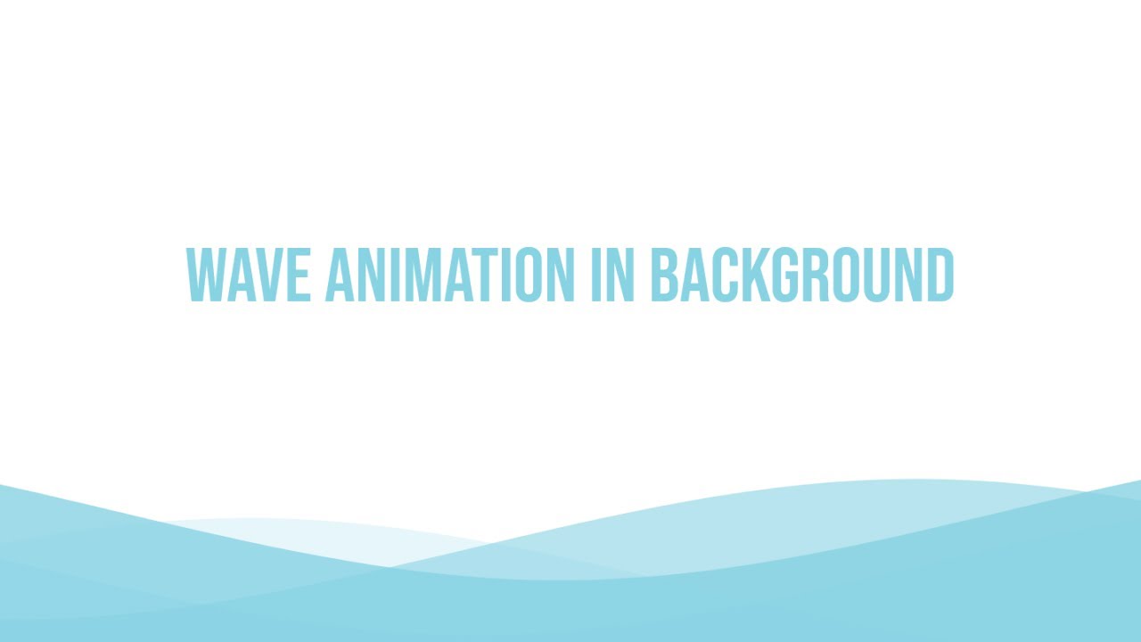 Learn How to Create an Ocean Wave Animation in Background with HTML & CSS: A Step-by-Step Tutorial