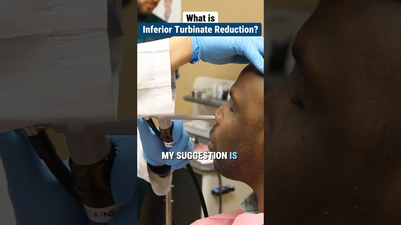 Inferior Turbinate Reduction: Breathe Easier #earnosethroat #entdoctor #sinuses #breatheeasy