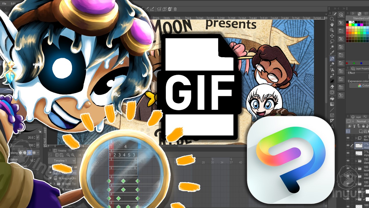 Simple Animated GIF in Clip Studio