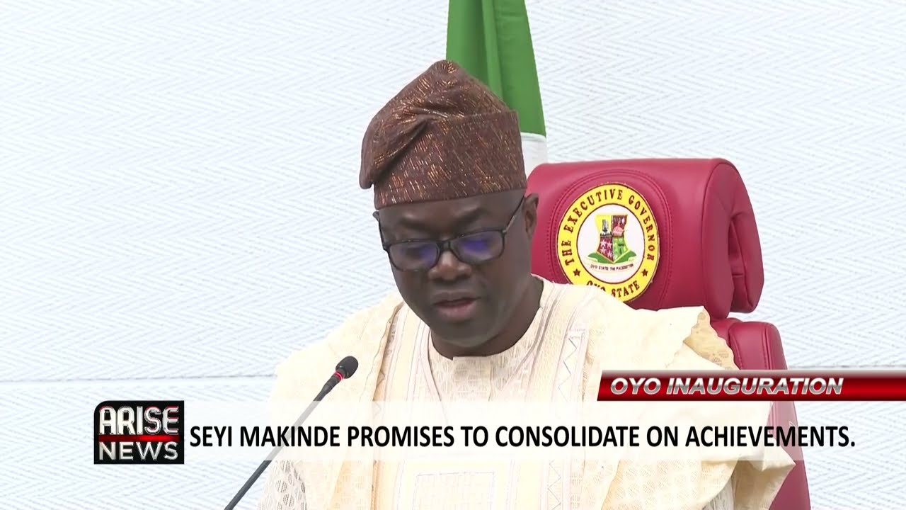 OYO STATE: SEYI MAKINDE SWORN IN FOR SECOND TERM