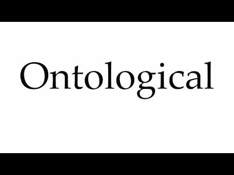 How to Pronounce Ontological