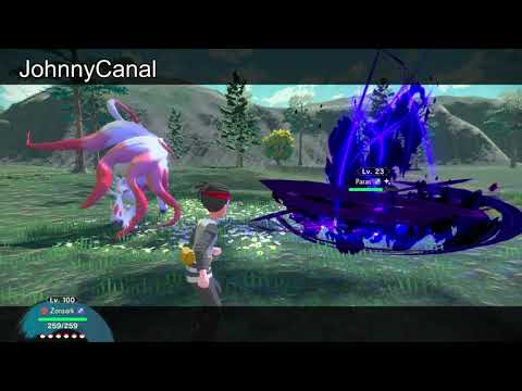 Hisuian Zoroark Signature Move Bitter Malice in Pokemon Legend Arceus