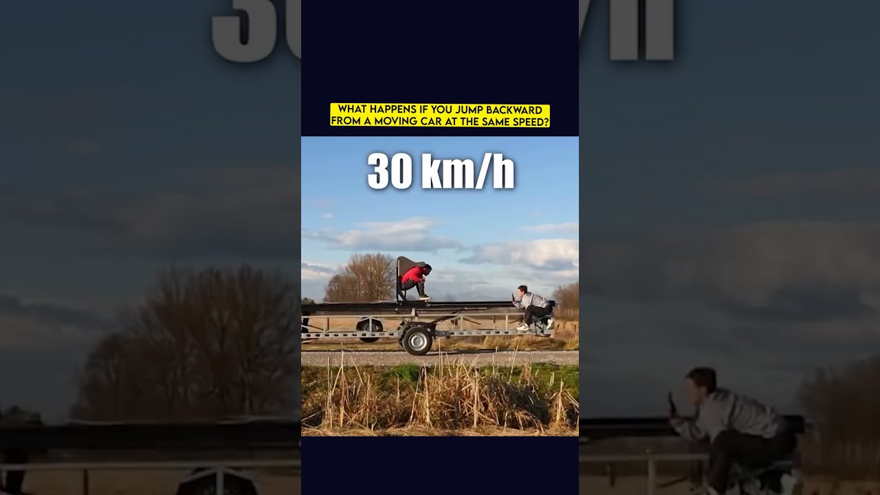 What Happens if You Jump Backward from a Moving Car at the Same Speed?