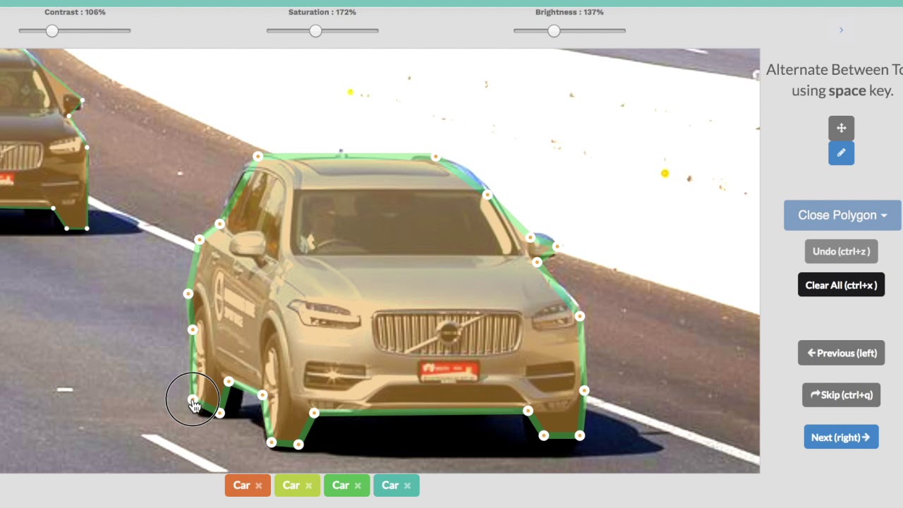 Image bounding box Tool: Segmentation, Polygons, Lines,  Points