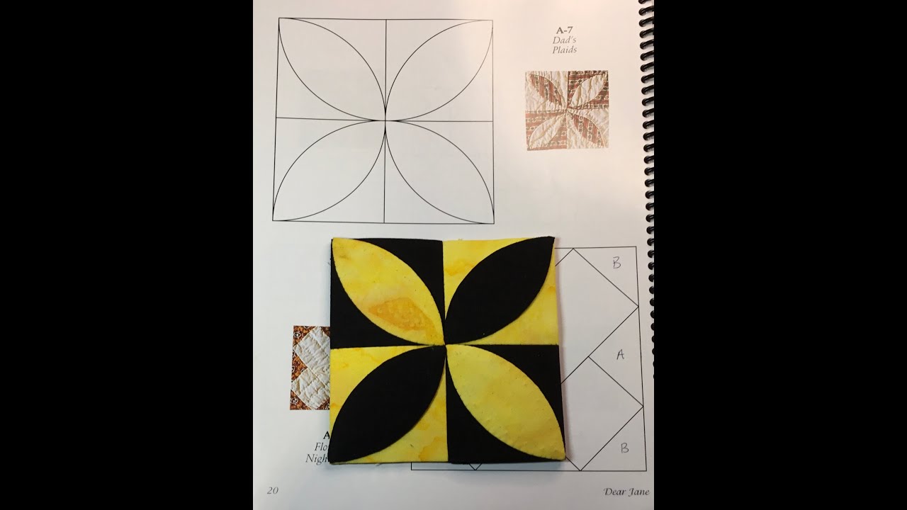 A7 Block Assembly - Dear Jane Goes EPP