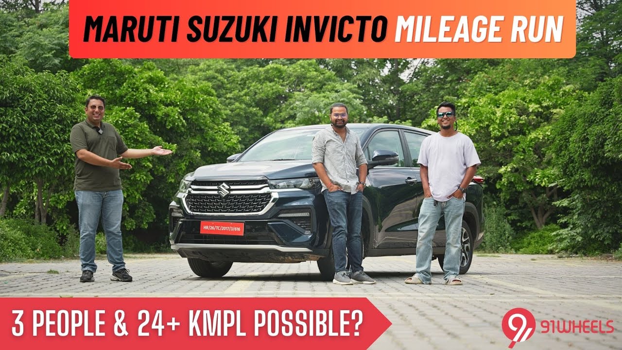 Maruti Suzuki Invicto Mileage (23.24 kmpl) - Invicto Hybrid Mileage ...