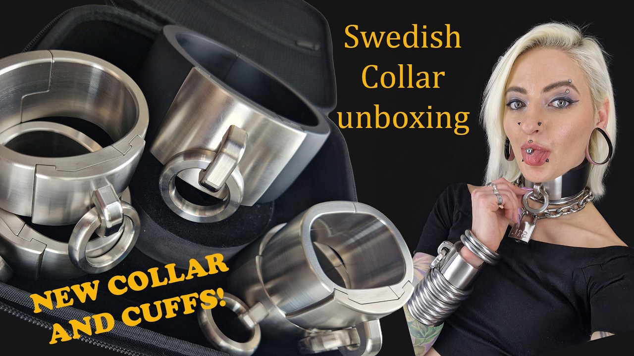 New Collar - SWEDISH COLLAR Unboxing - Trying on my new collar and cuffs
