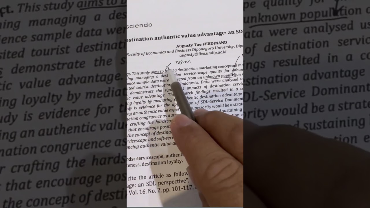 Cara simpel  baca jurnal ilmiah