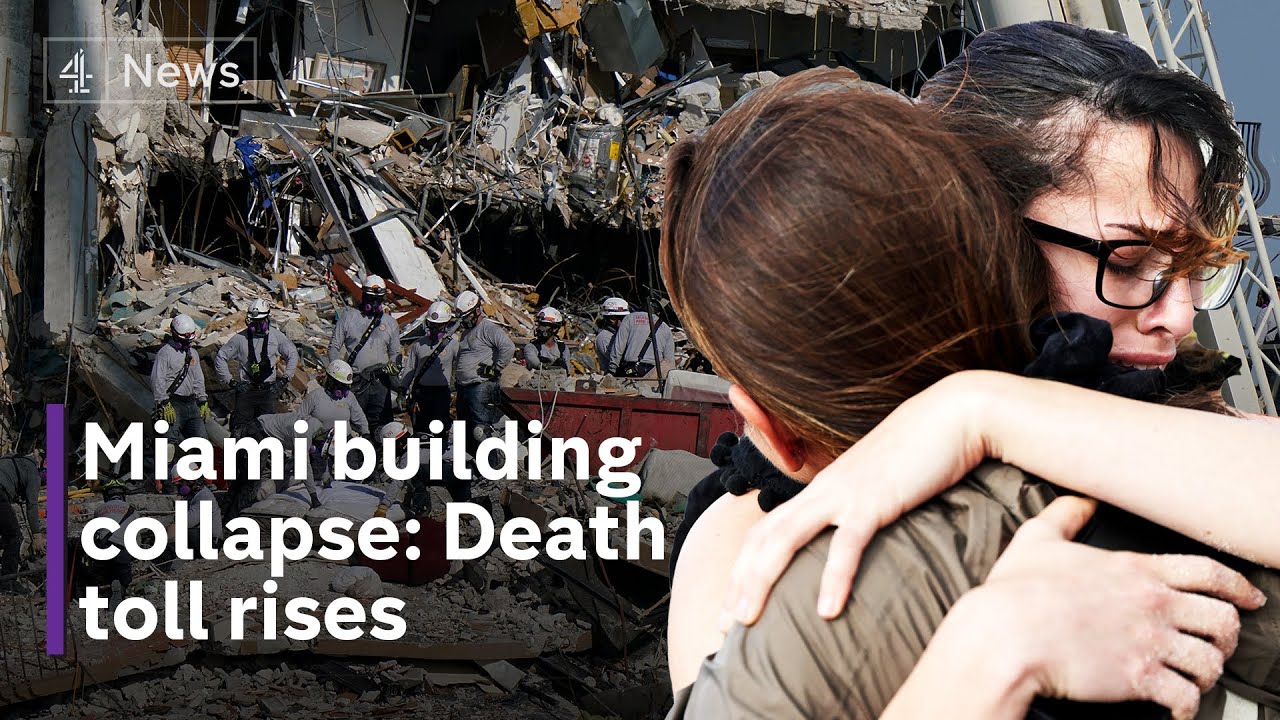 Miami building collapse: Death toll rises as rescuers continue search for survivors