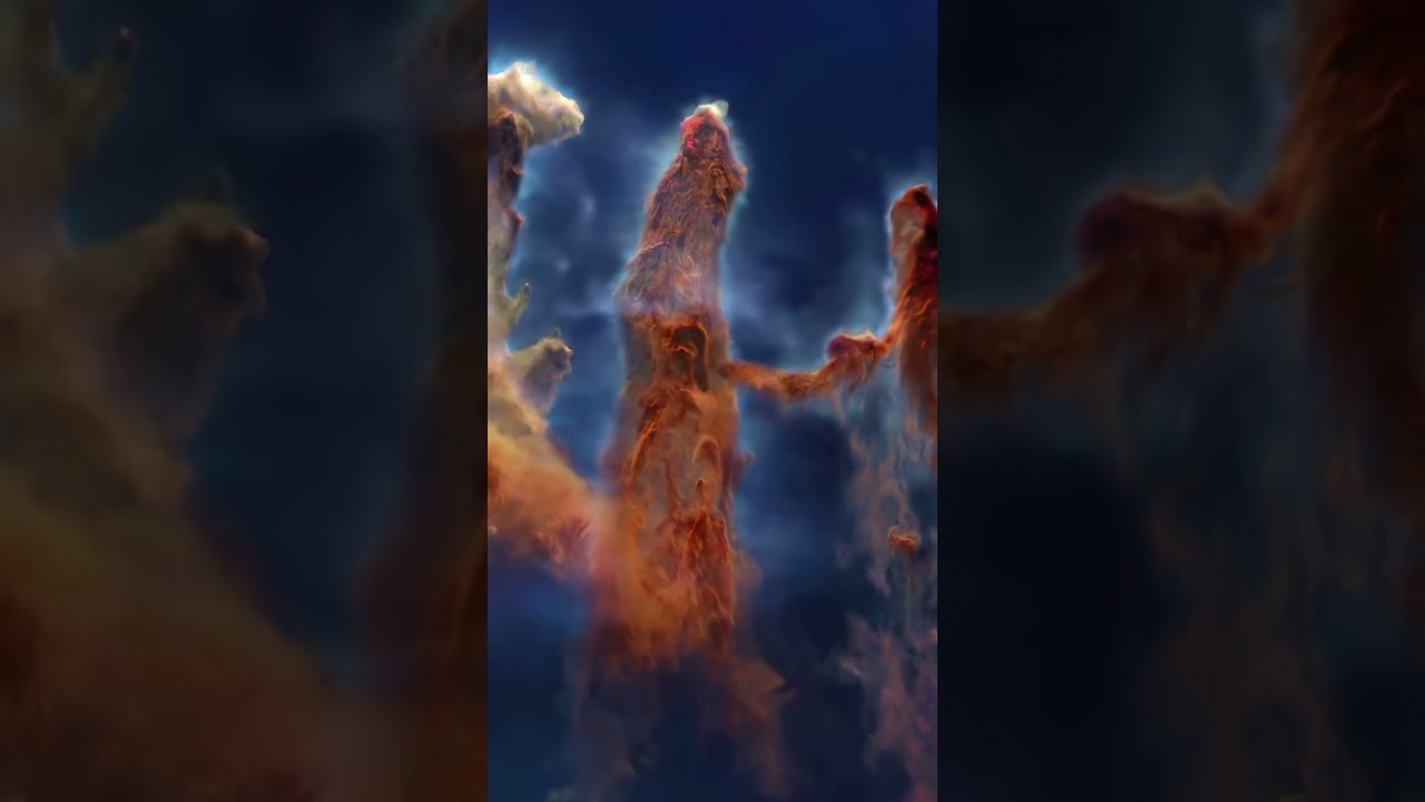 Visit the Pillars of Creation: A brand new 3D visualization through multi-wavelength view #NASA