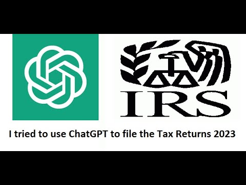 I tried to use ChatGPT to file the tax returns 2023 - Internal Revenue Service (IRS) - Form 1040