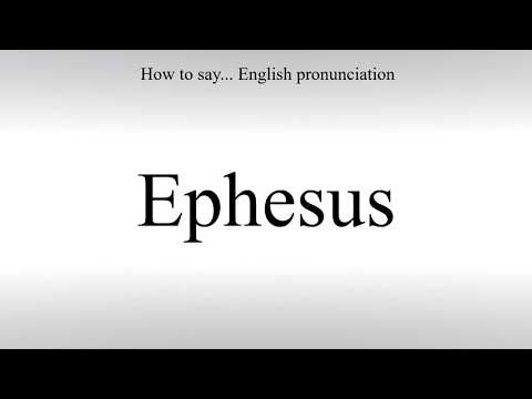 How To Pronounce Ephesus - How To Say: American pronunciation