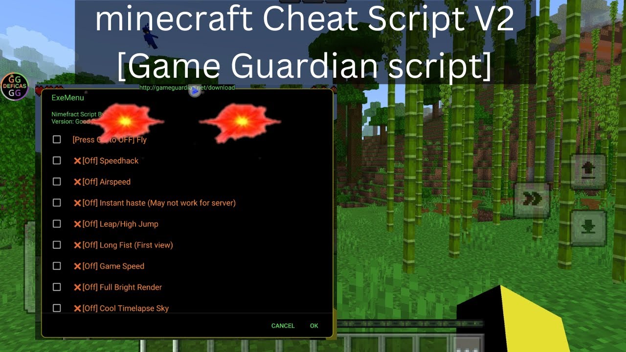 Minecraft Game Guardian Script V2