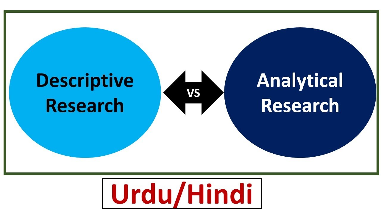 Descriptive Research vs Analytical Research-What is Descriptive Research What is Analytical Research