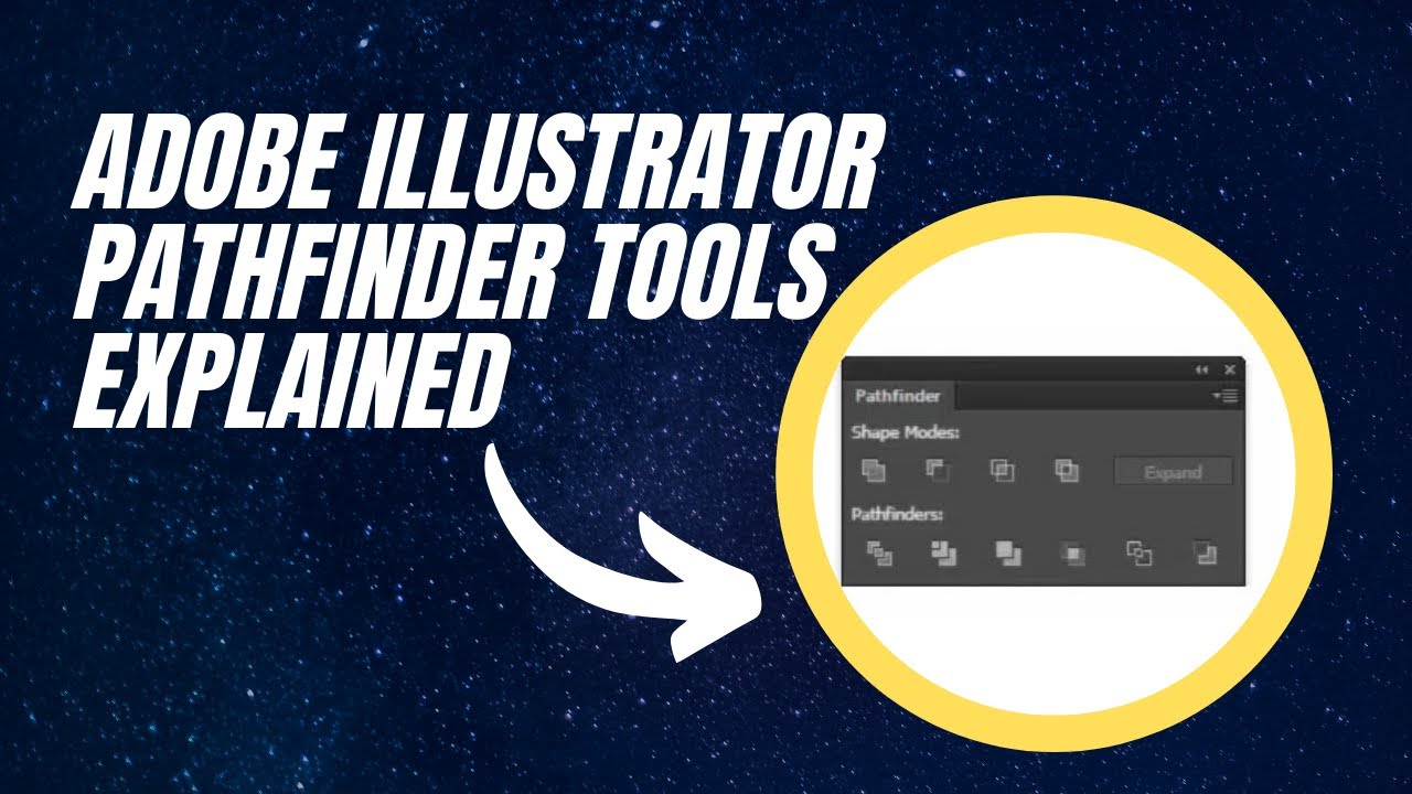 Adobe Illustrator Tutorial Basics - Pathfinder Tool Explained
