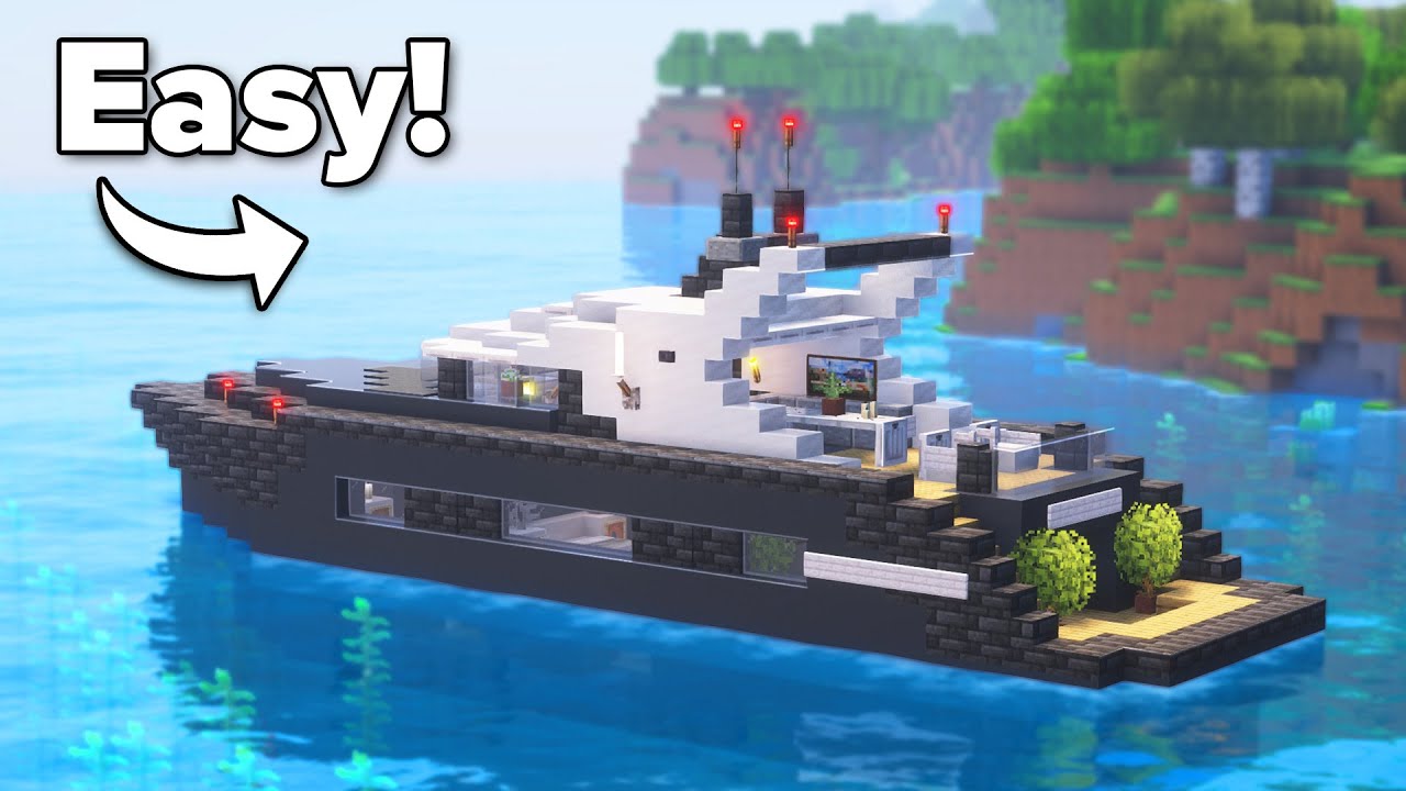 Minecraft: 10.000.000$ Luxury Yacht💵 | Tutorial - Minecraft Builders