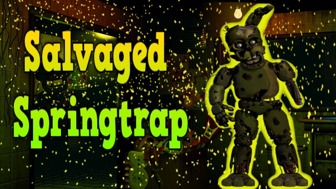[Fnaf | Speed Edit] Making Salvaged Springtrap!