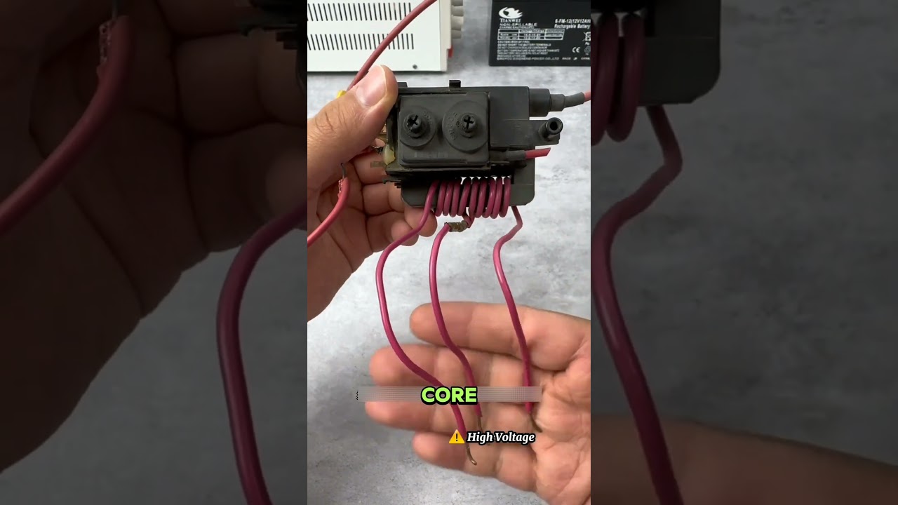 High Voltage Arc Generator Using Fly Back Transformer.. Diy Electrical Projects #diyelectrical