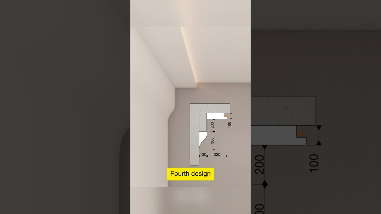 Different design methods for beams in the corner#interiordesign #interiordesigner #buildingmaterials