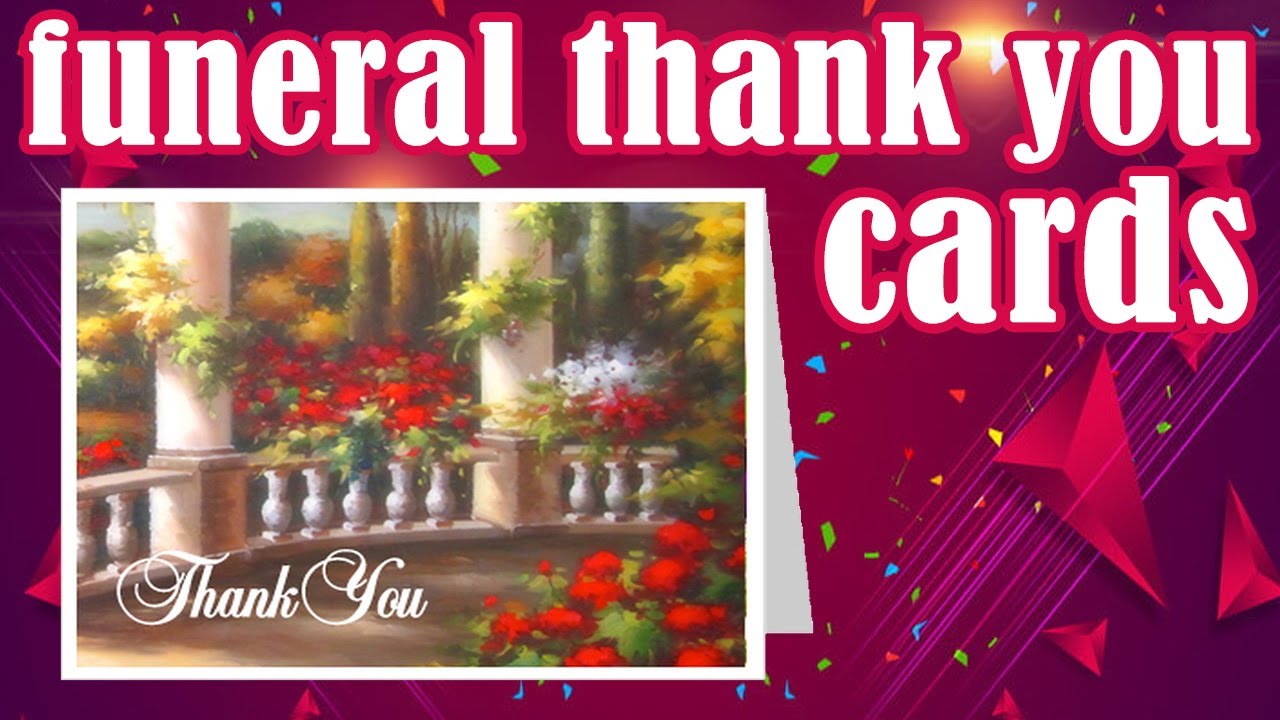 Funeral Thank You Cards - Templates For Download