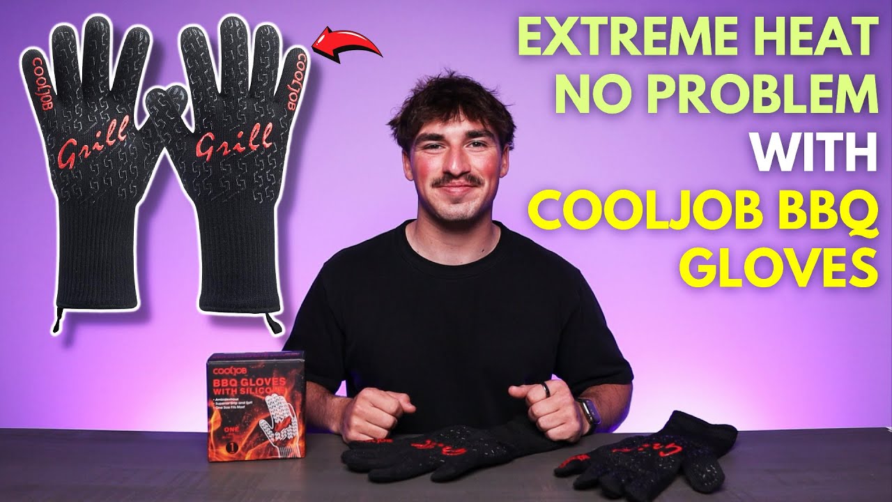 Extreme Heat No Problem with COOLJOB BBQ Gloves