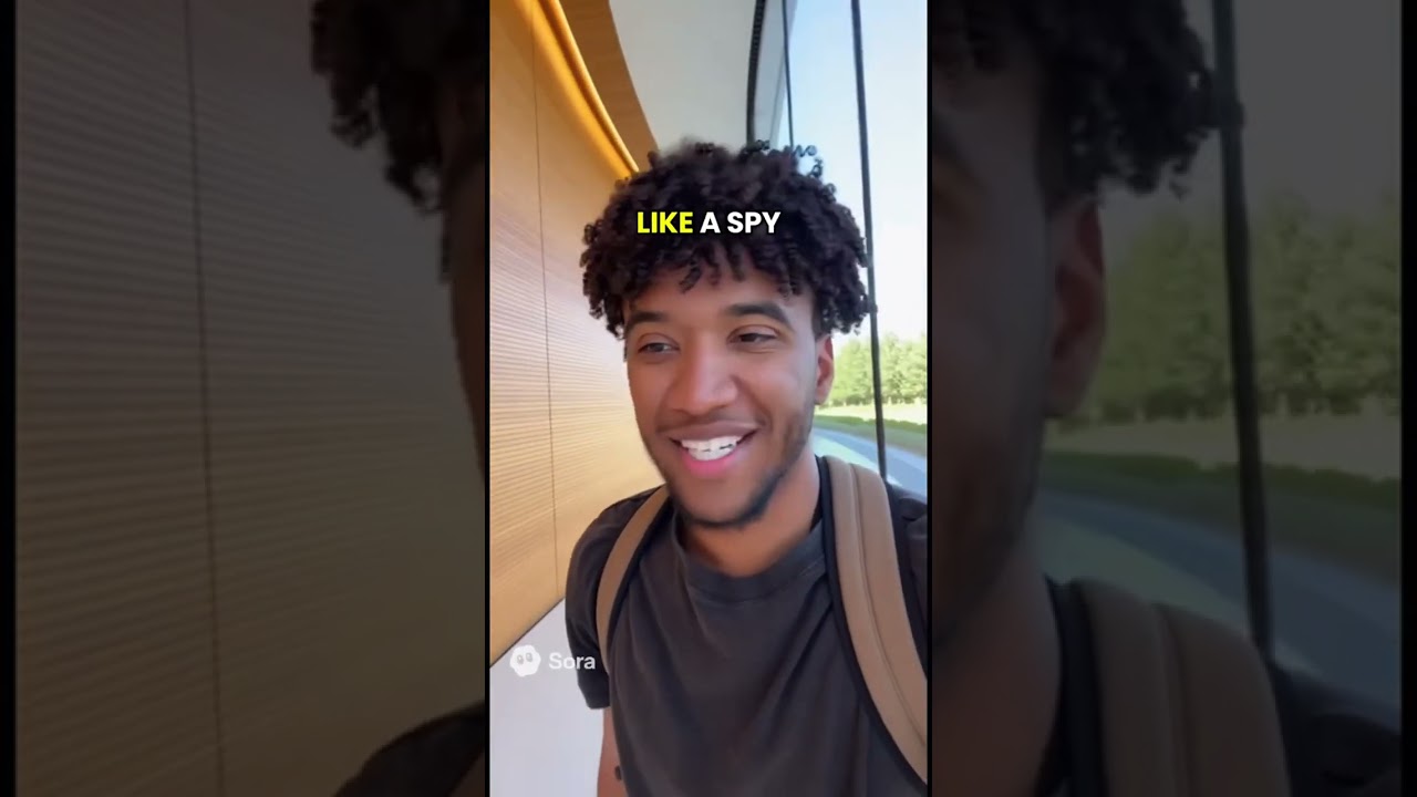 AI Carter gets escorted out of Apple HQ.. #carterpcs #tech #openai #sora2 #sora