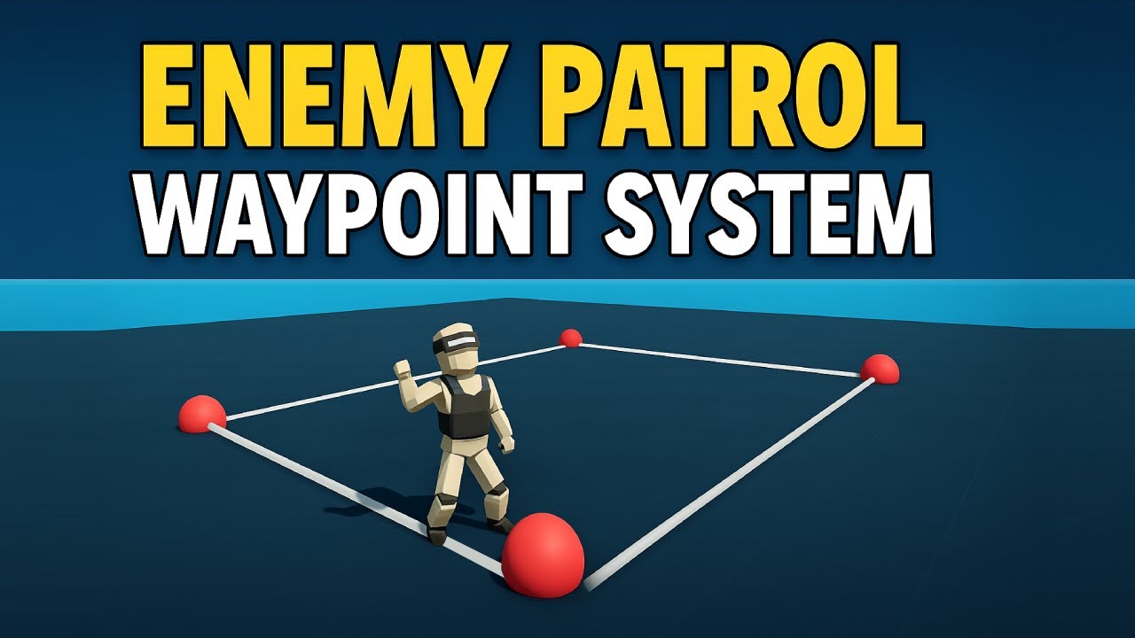 Enemy Patrolling in Unity | Easy Waypoint System Tutorial
