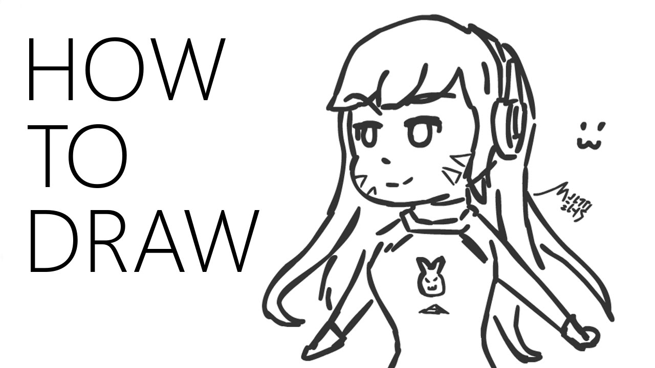 How to Draw D.va Easy (sort of)