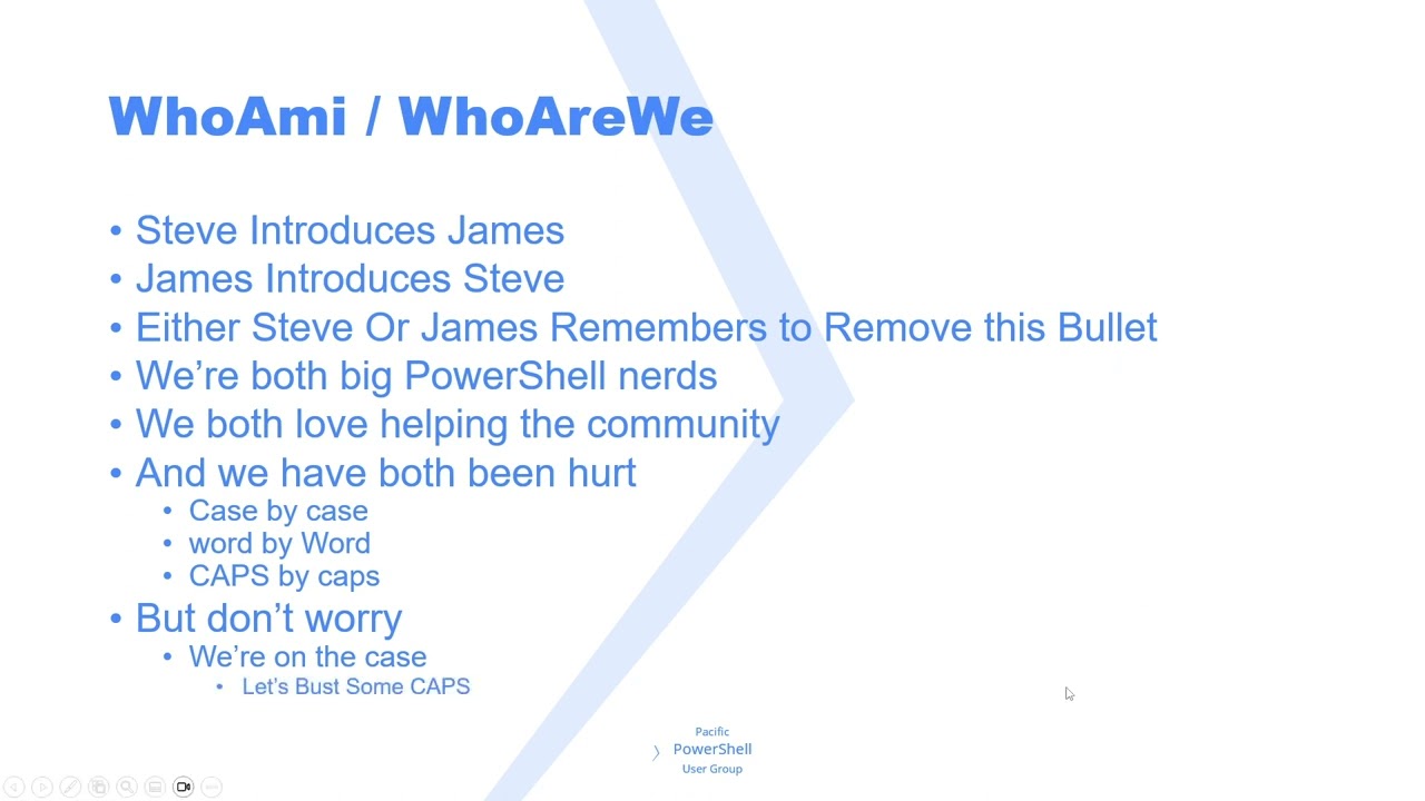 PowerShell Case Sensitivity Training