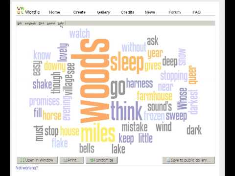 How to Make Wordle.net Word Art – Capital High School